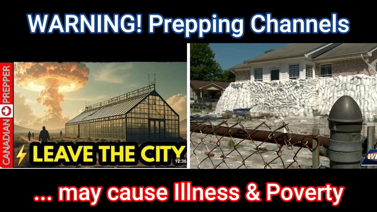 Prepping Channels might Cause Illness & Poverty - YouTube