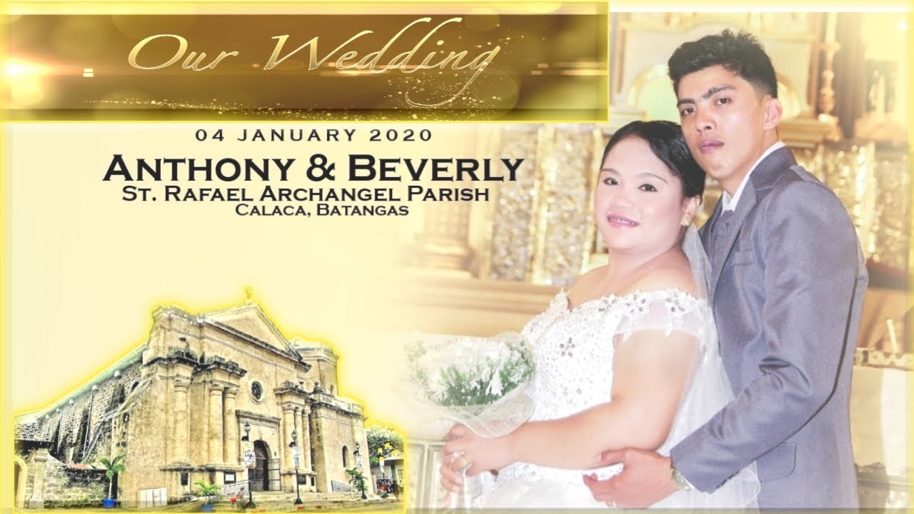 ANTHONY AND BEVERLY | THE WEDDING 01042020 | Bruhilda💕 - YouTube