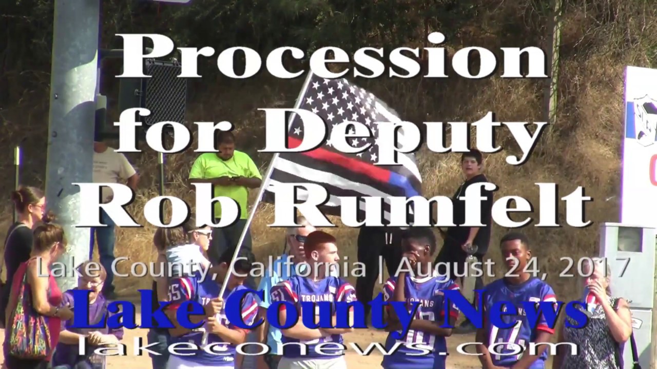 Procession for Deputy Rob Rumfelt - YouTube