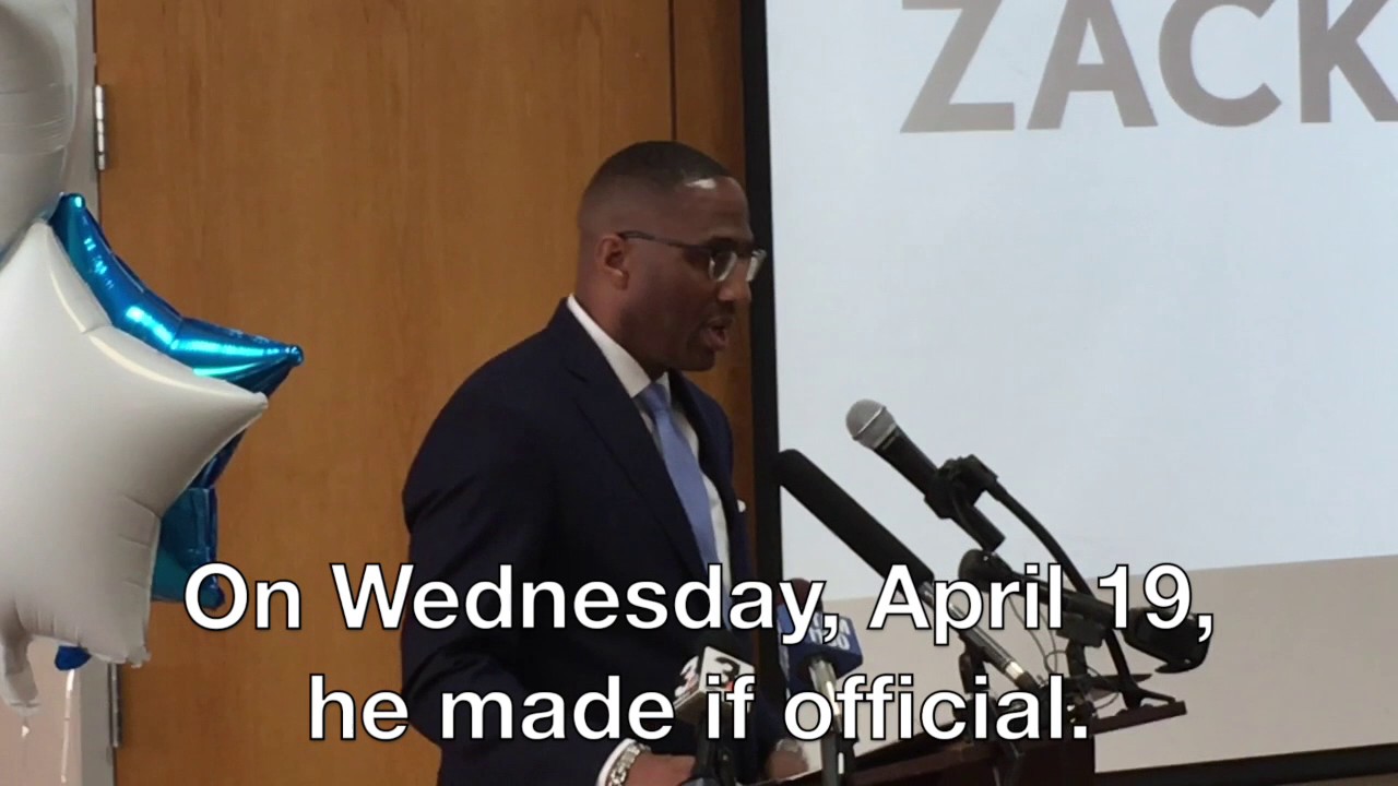 Councilman Zack Reed announces bid for mayor - YouTube