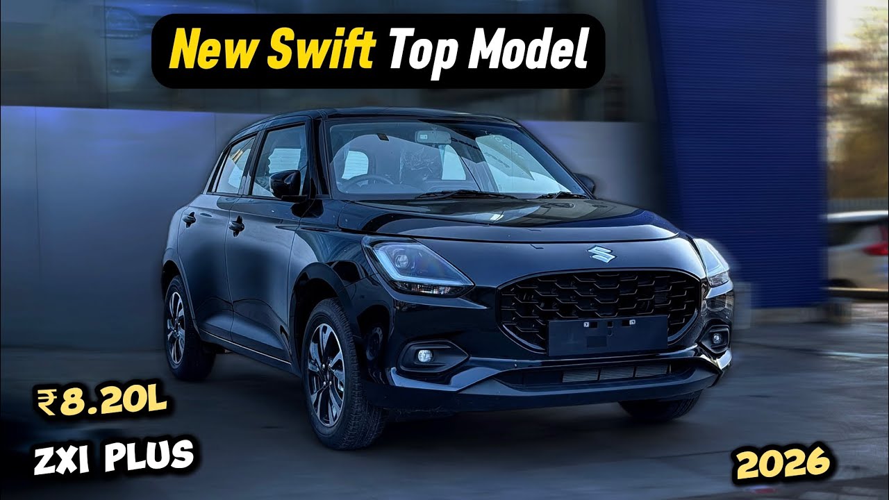 New 2026 Maruti Suzuki Swift Top Model Zxi Plus Black Review - ₹8.20L🥵 ...