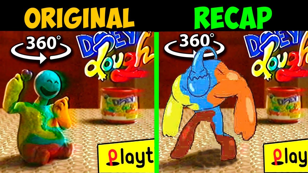 360° VR Doey The Doughman Commercial VHS Original vs Recap | Poppy ...