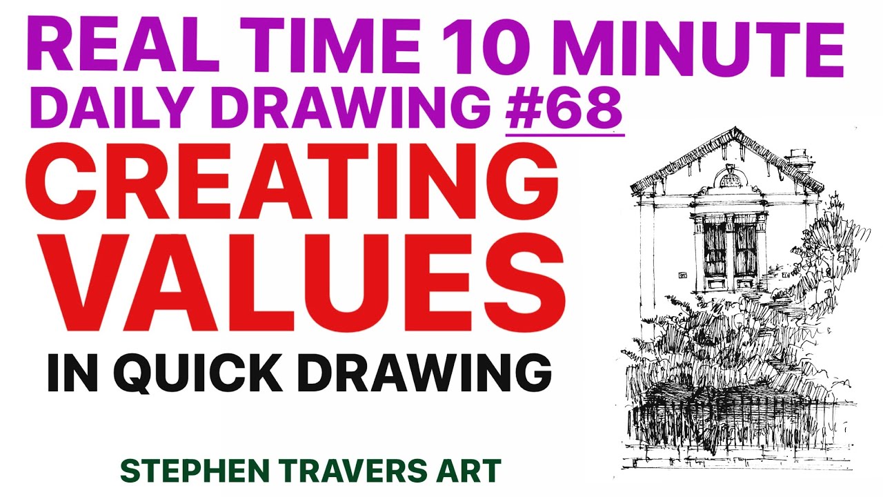 Creating Values Drawing Quickly in Ink - YouTube