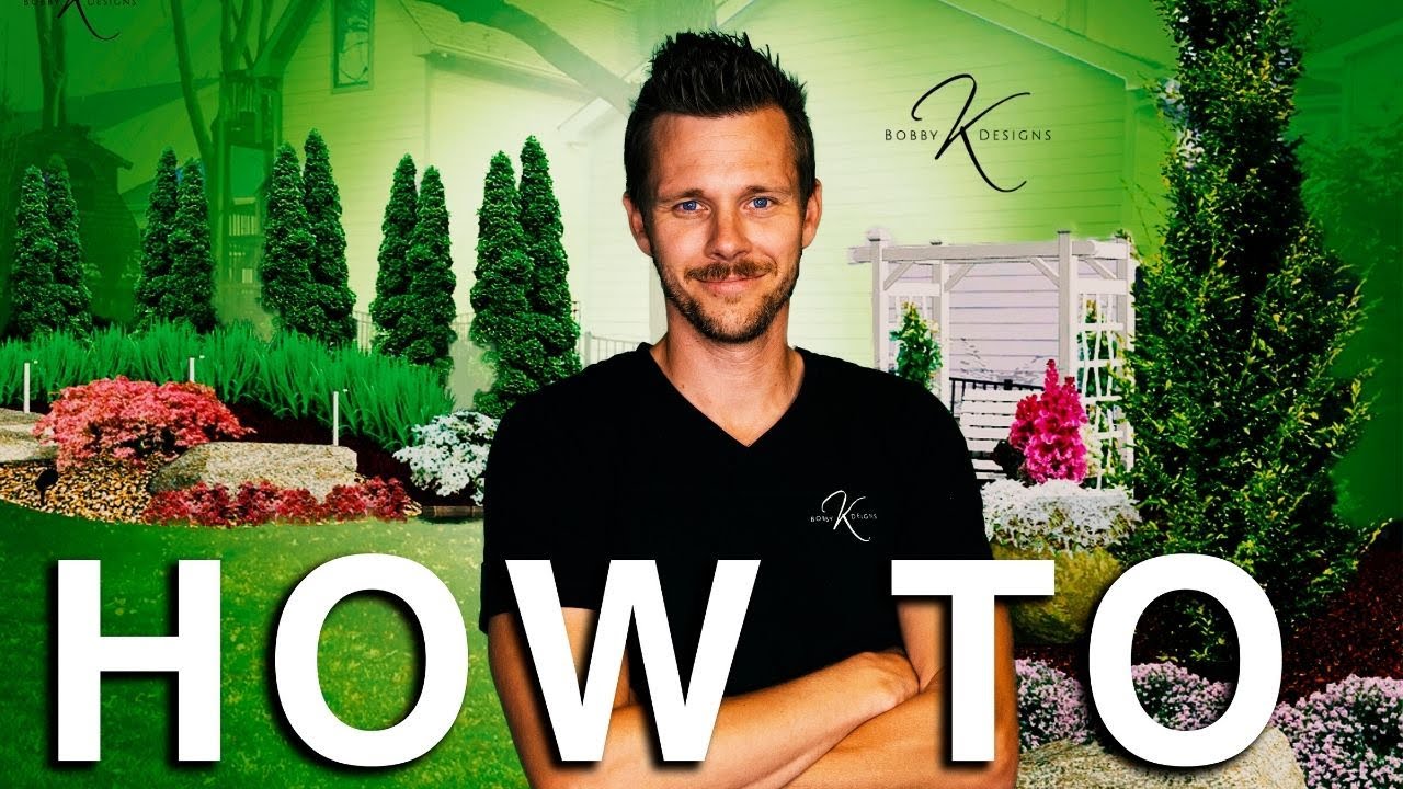 How to Landscape Design LIKE A BOSS! // Bobby K Designs - YouTube