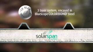 SolarSpan Insulated Roof Panel System - patio, pergola, shaded structure and roof
