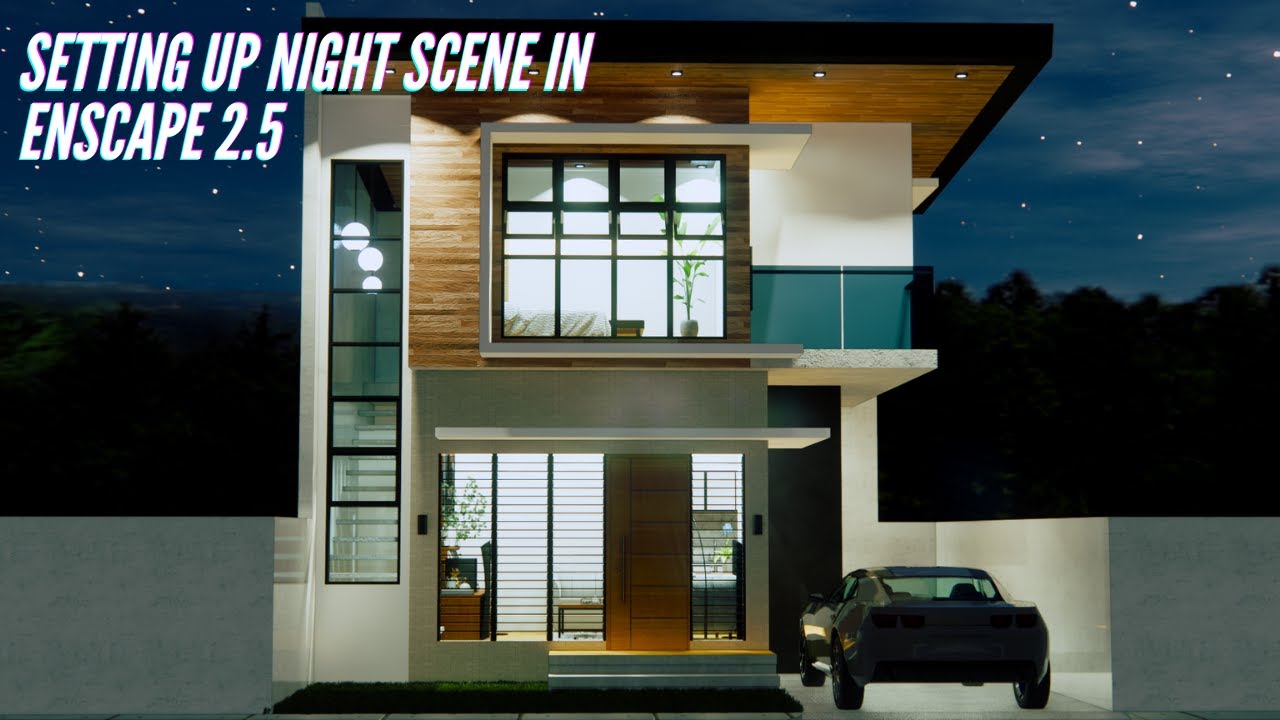 Setting Up Night Scene In Enscape 2.5 - YouTube