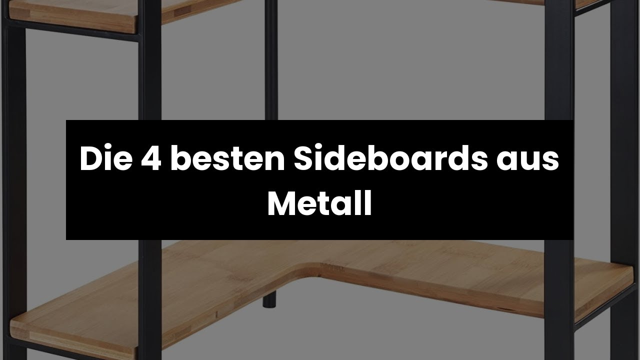 Sideboard metall: Die 4 besten Sideboards aus Metall - YouTube