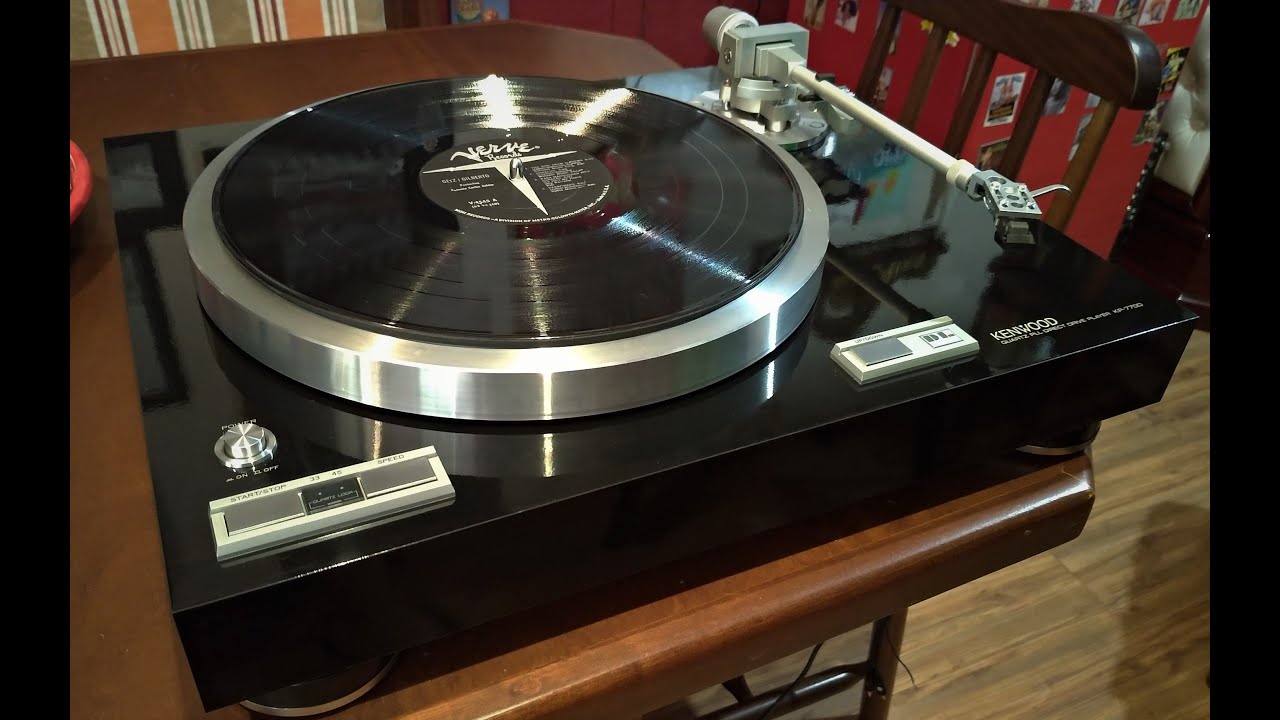 Test KENWOOD KP-770D toca-discos Japonês com Shure V15 - YouTube