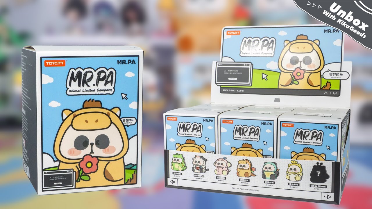 Unboxing MR.PA Animal Co., Ltd Plush Blind Box #kikagoods #blindbox ...