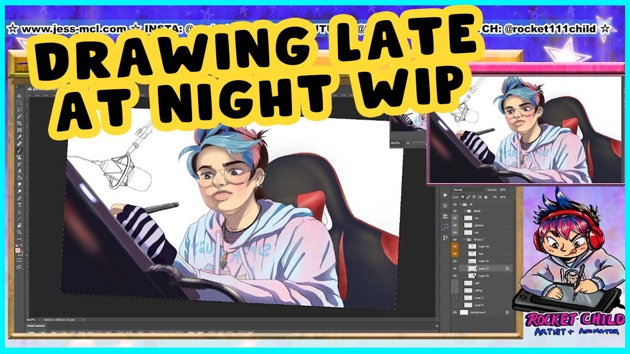 How to Draw Yourself As An Anime Character - Lo-Fi SPEED DRAWING - YouTube