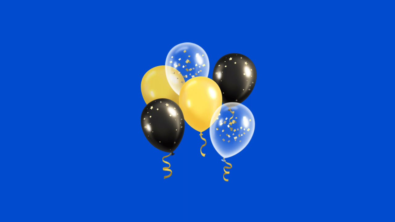 blue Chroma/ party balloon video effects - YouTube