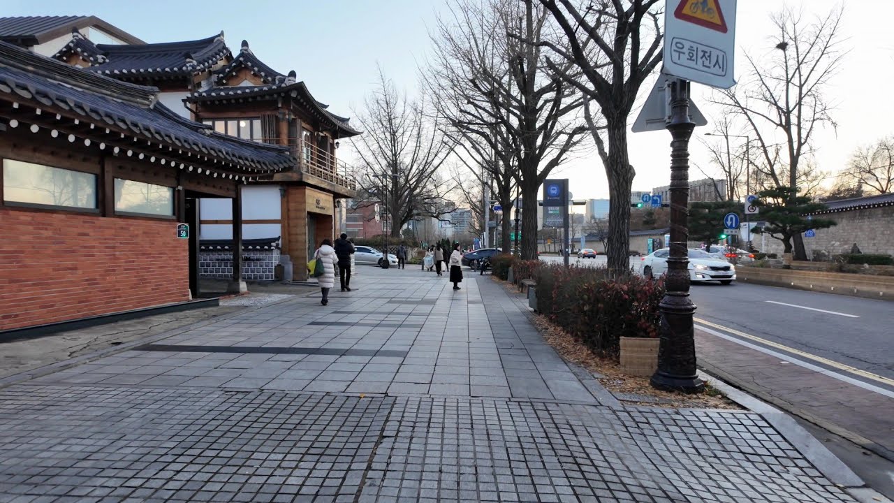 겨울이 찾아온 서울 삼청동 도보여행 | Walking tour of Samcheong-dong, Seoul in winter ...