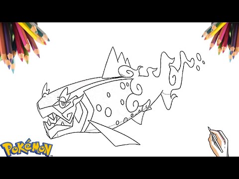 COMO DESENHAR O POKÉMON BASCULEGION FÊMEA | HOW TO DRAW A BASCULIN ...