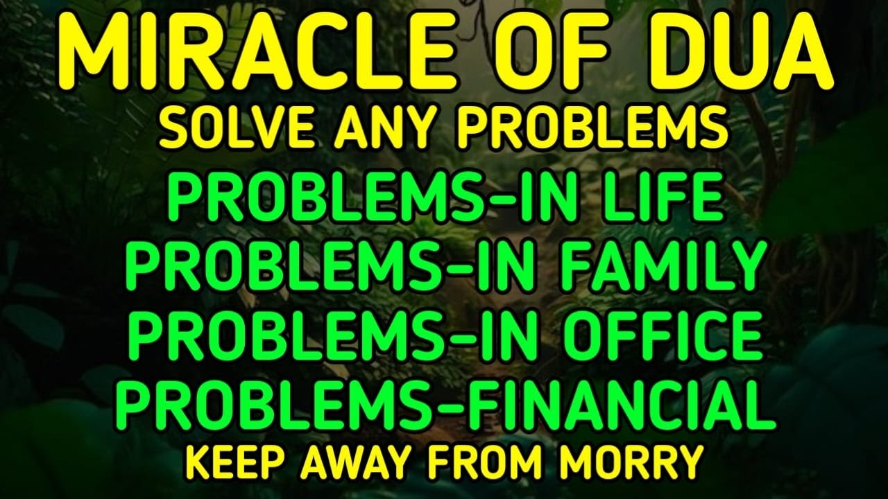 A Very Miracle Dua To Solve All Your Problems Immediately !! - Insha ...