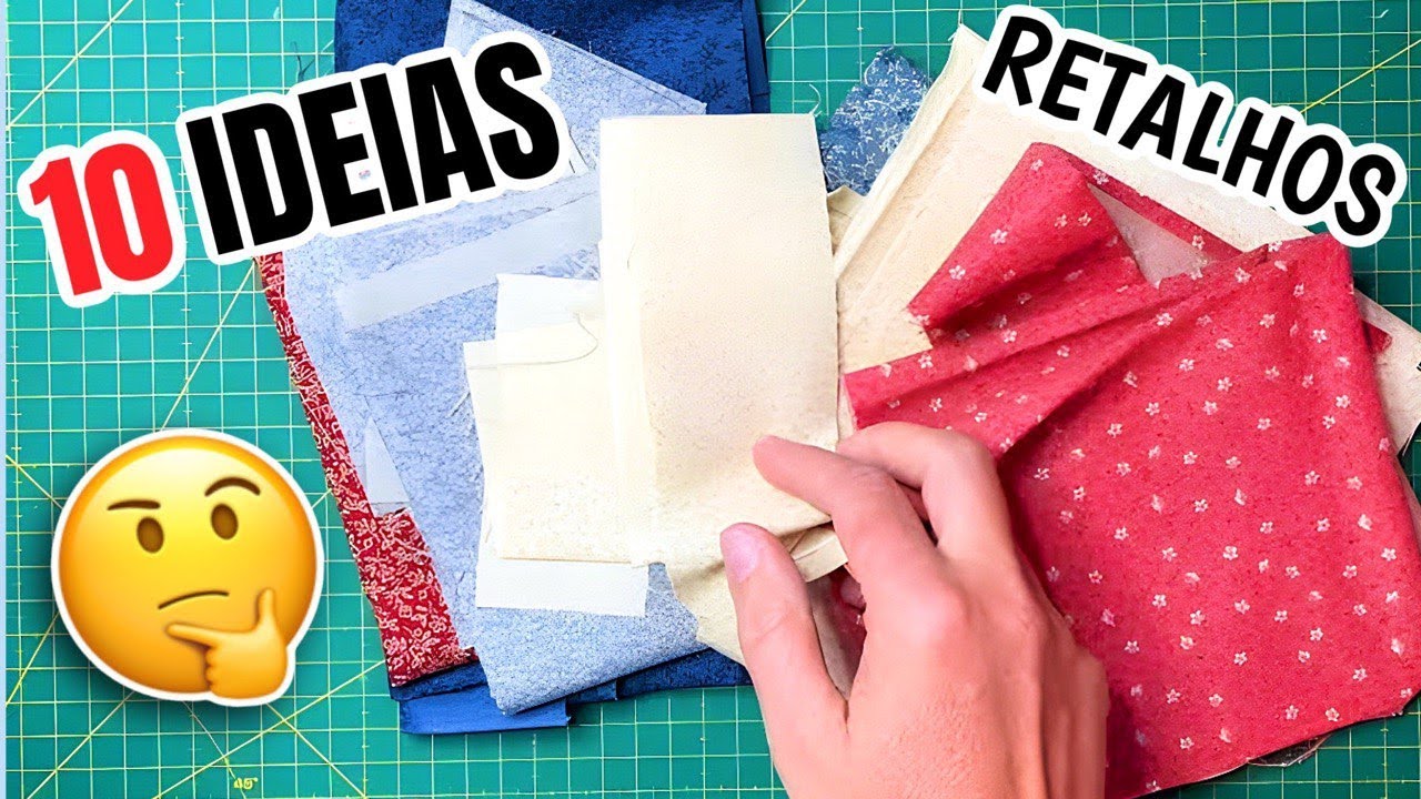 10 IDEIAS INCRÍVEIS PARA FAZER COM RETALHOS DE TECIDO | show de ...