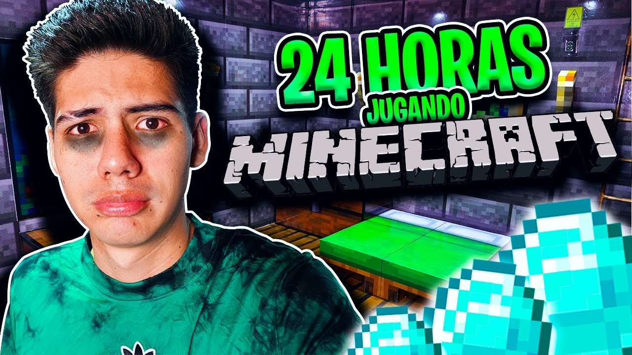 ¡24 HORAS JUGANDO MINECRAFT! *FINAL*- [ANTRAX] ☣ - YouTube