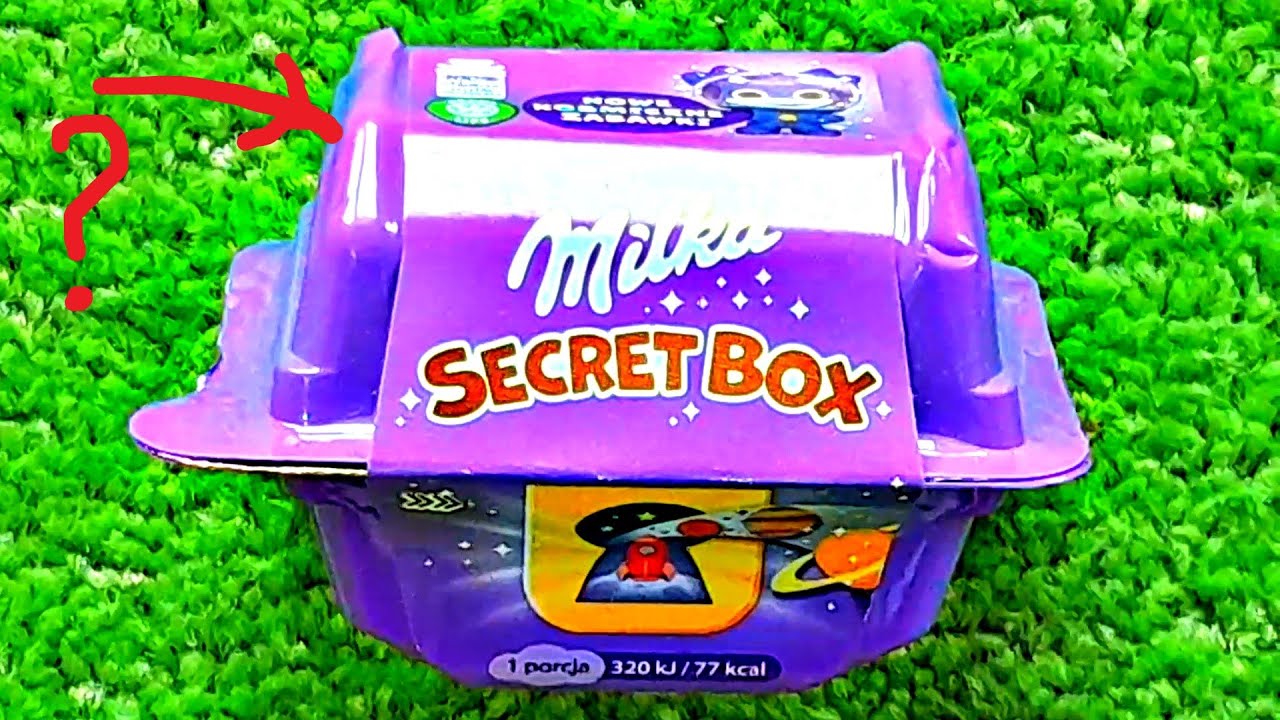 Milka Secret Box unpacking Little chocolate candies - YouTube