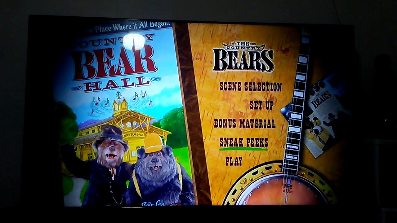Disney The Country Bears meun 2002 DVD - YouTube