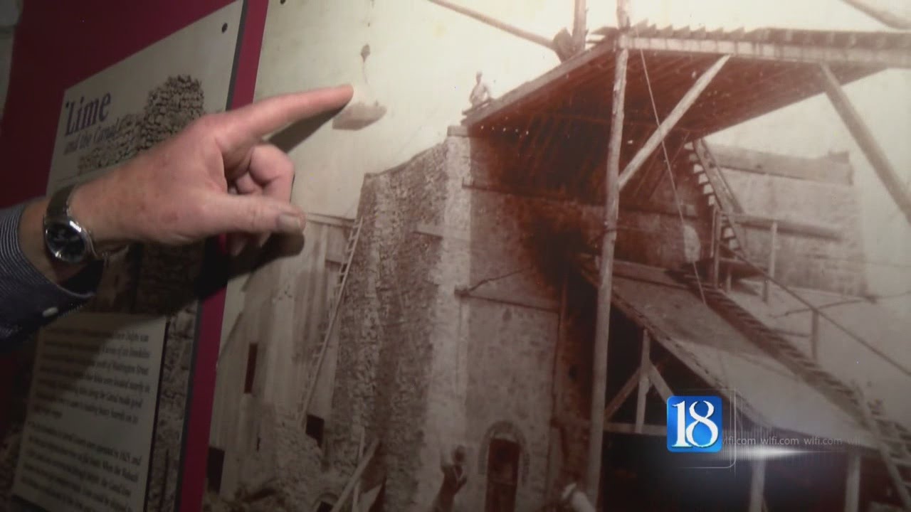 Historic lime kilns recreated in Delphi - YouTube