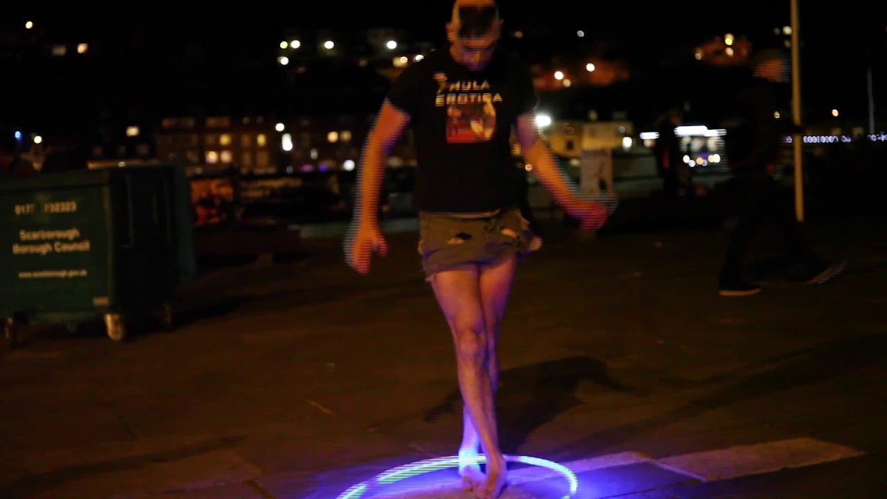 light show goth event whitby 2017 - YouTube