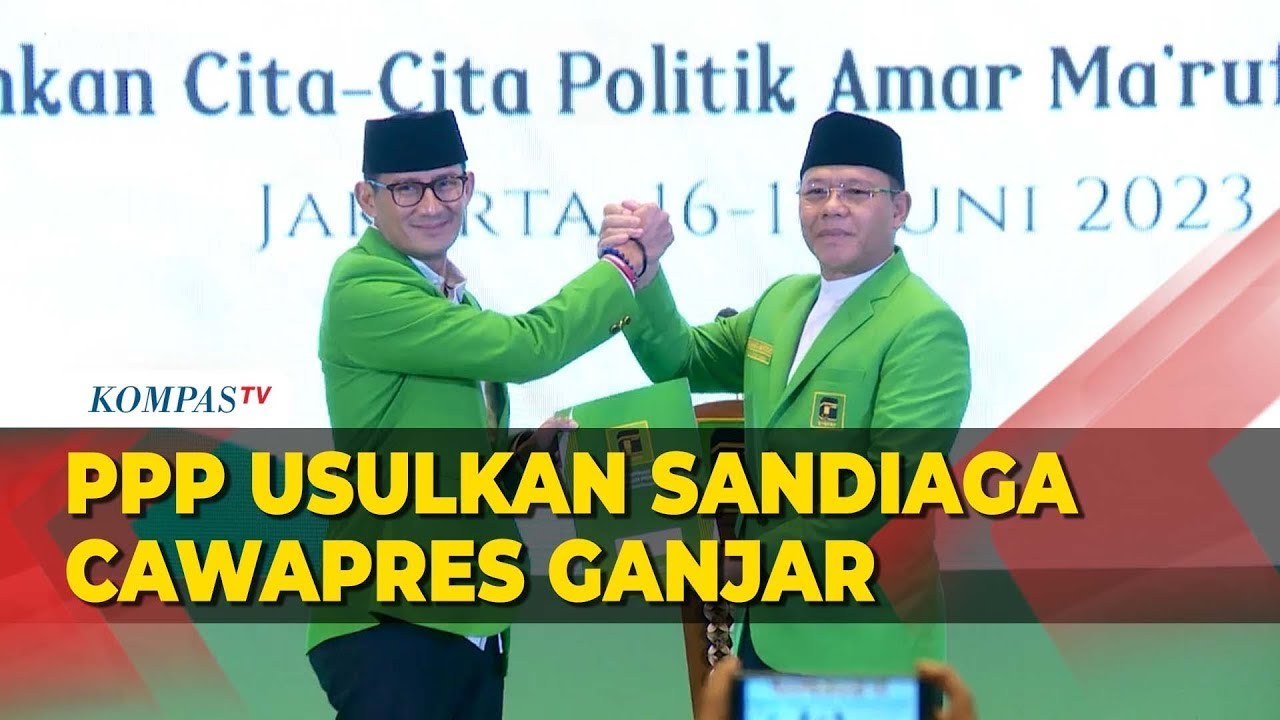 Rapimnas PPP Putuskan Usung Sandiaga Uno Sebagai Bakal Cawapres Ganjar ...