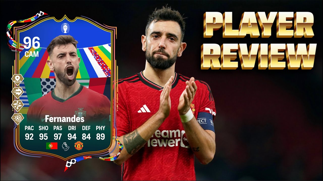 ES UNA CARTA TOP?! -REVIEW BRUNO FERNANDES 96 EURO TOTT EAFC 24/ FIFA ...
