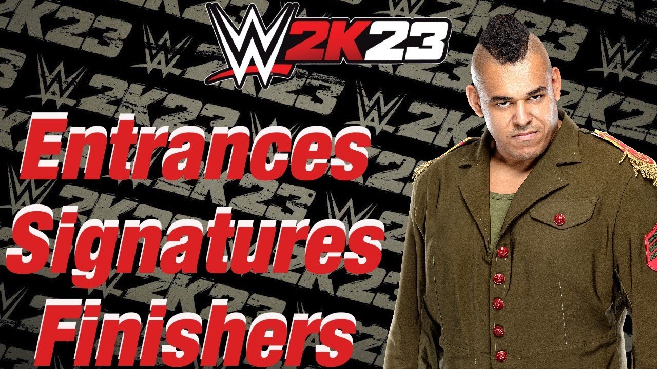 WWE 2K23 Entrances/Signatures/Finishers: Commander Azeez - YouTube