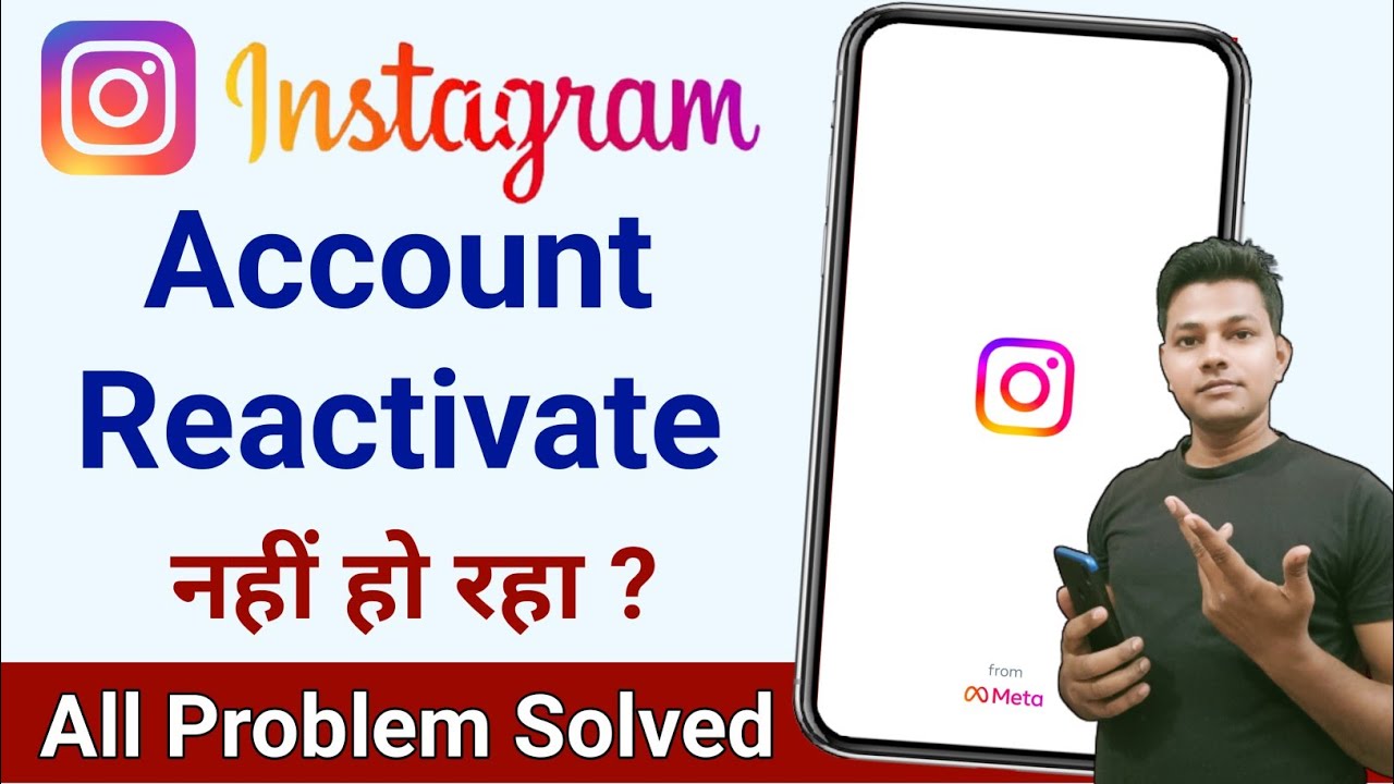 How To Reactivate Instagram Account | Instagram Account Reactivate ...