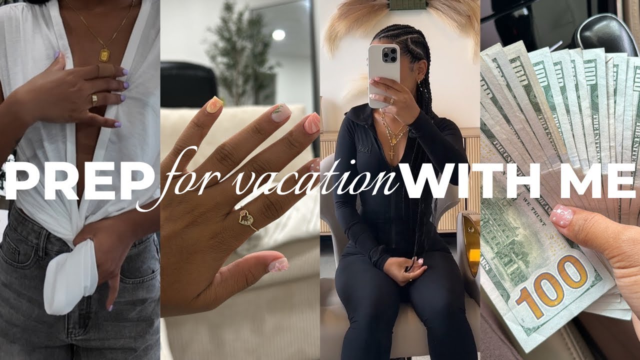 prep for vacation with me | opening packages, nail appt, hair appt ...