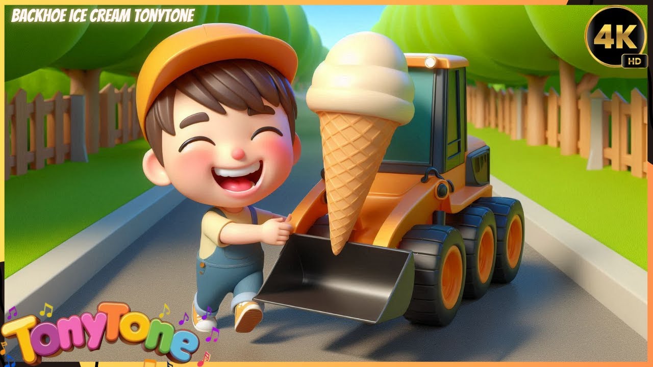 Wheel Loader Sells Ice Cream at the Bakery Window"! 🎨🍦🚜 - YouTube