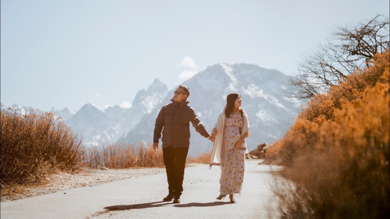 pre wedding shoot for Tsheten and Monomit/love in the Himalayas ...