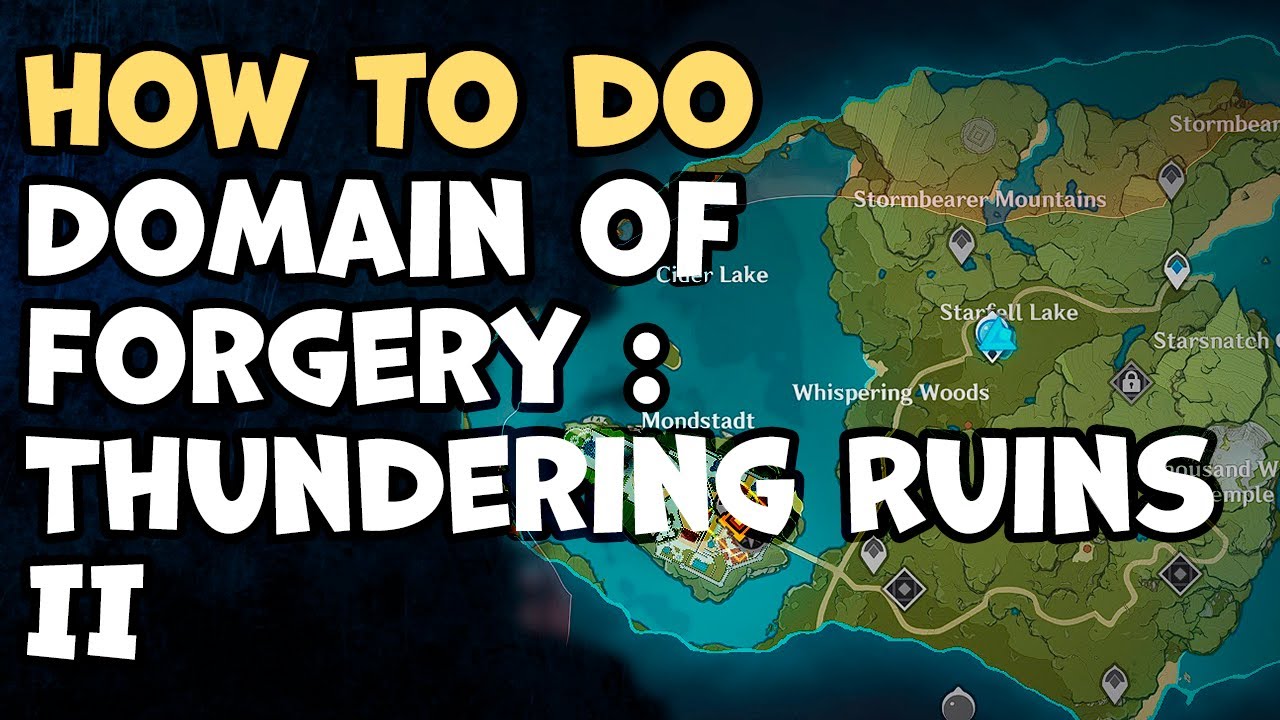 How To Complete Domain Of Forgery Thundering Ruins II Genshin Impact