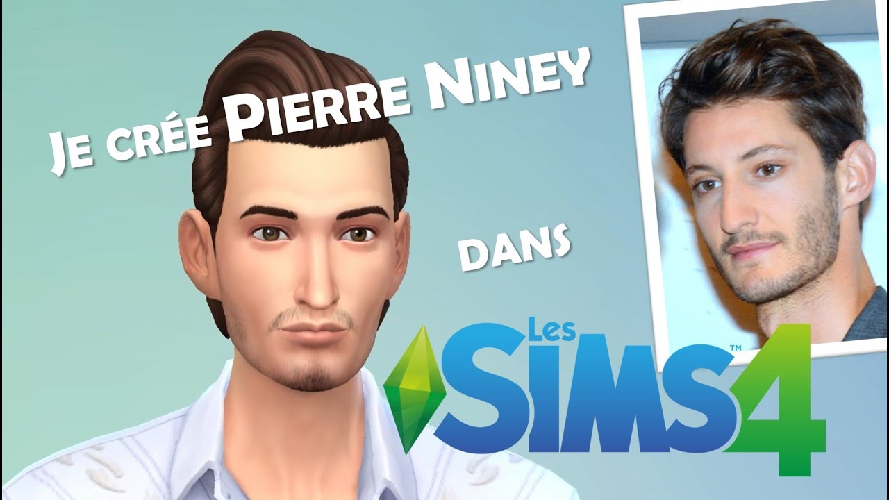 Je recrée Pierre Niney dans les Sims 4 - YouTube