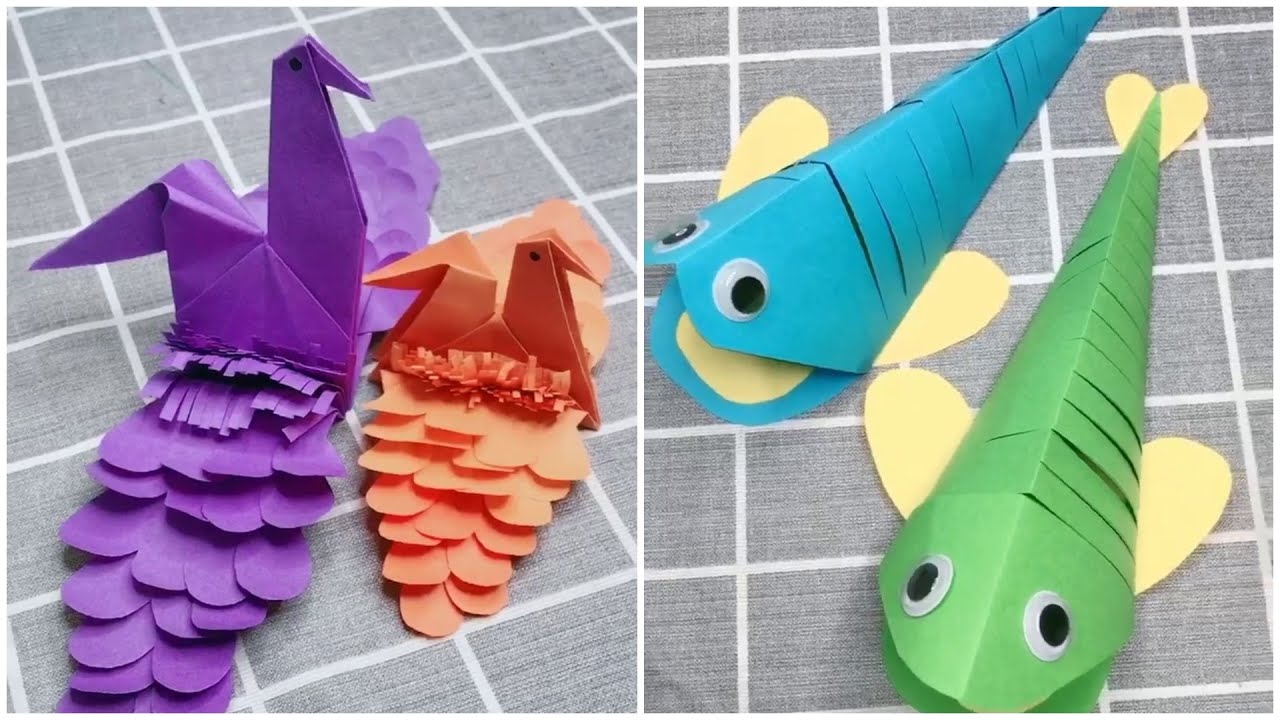 10+ Easy Paper Craft Ideas| Origami Craft | Quick & Easy Crafts that ...