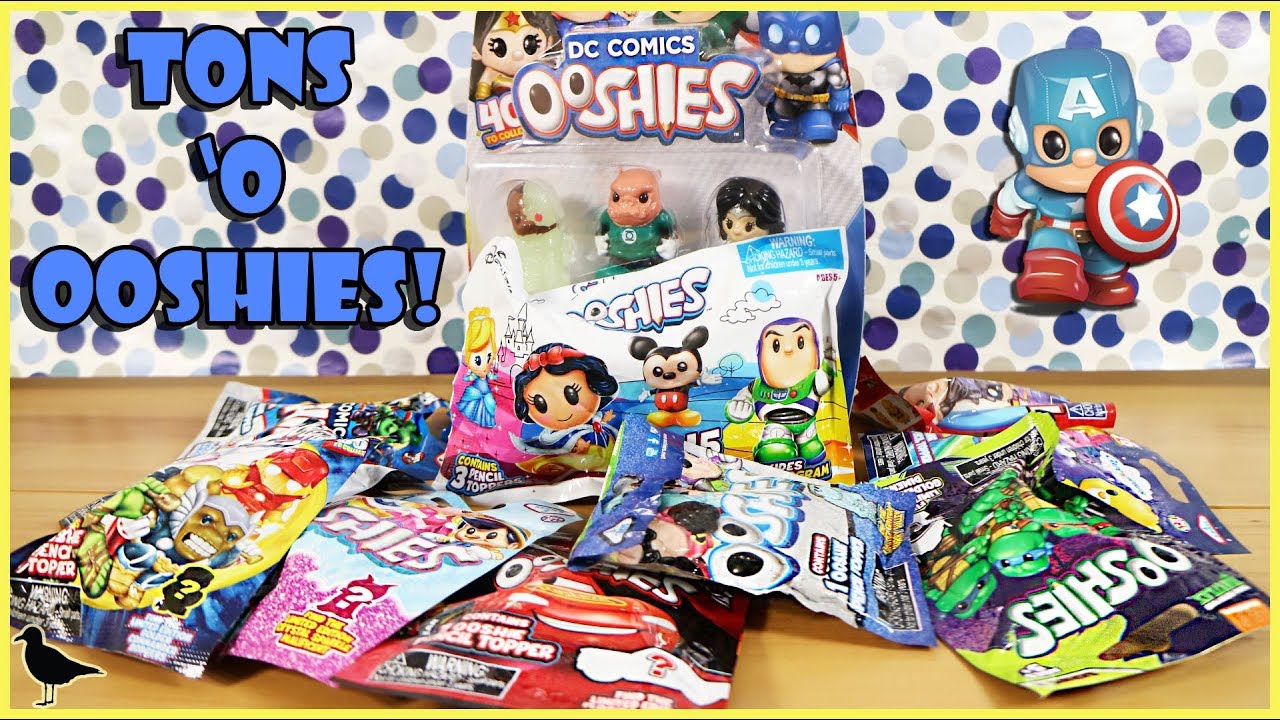 Huge Ooshies Opening! Marvel Care Bears Dc Cars + more! Fun Toy ...