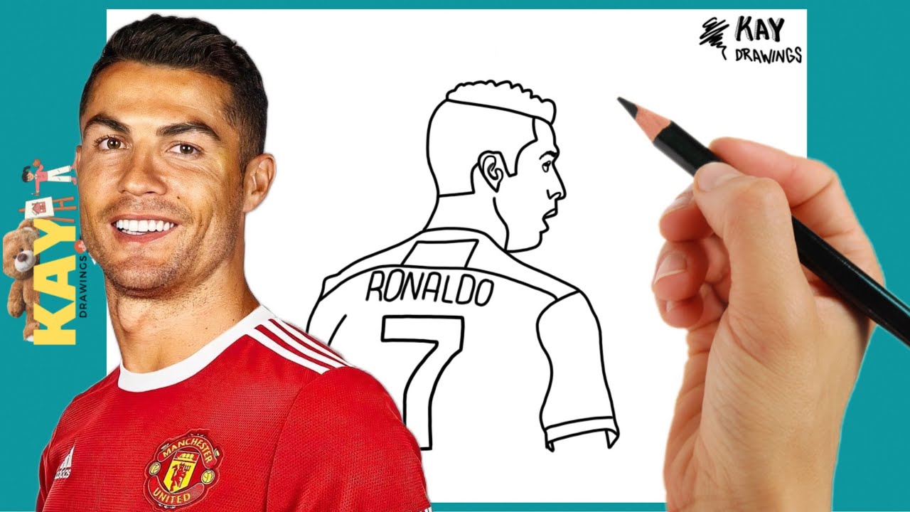 How To Draw CRISTIANO RONALDO EASY - YouTube