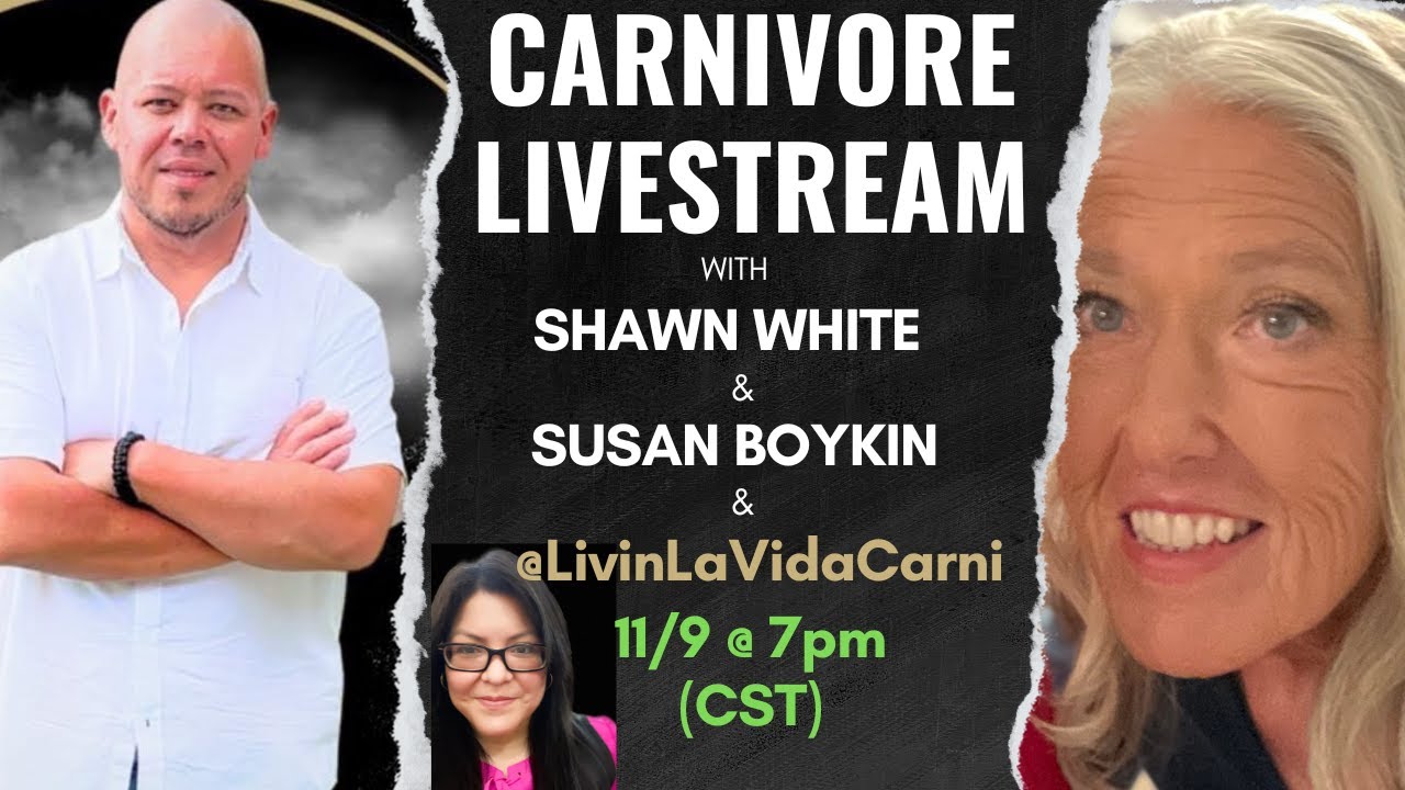 CARNIVORE LIVESTREAM w/Shawn White & Susan Boykin! - YouTube
