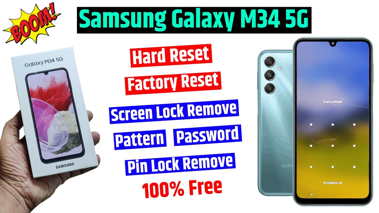 Unlock Your Samsung M34 5G: Hard Reset and Remove Password, Pin Lock ...