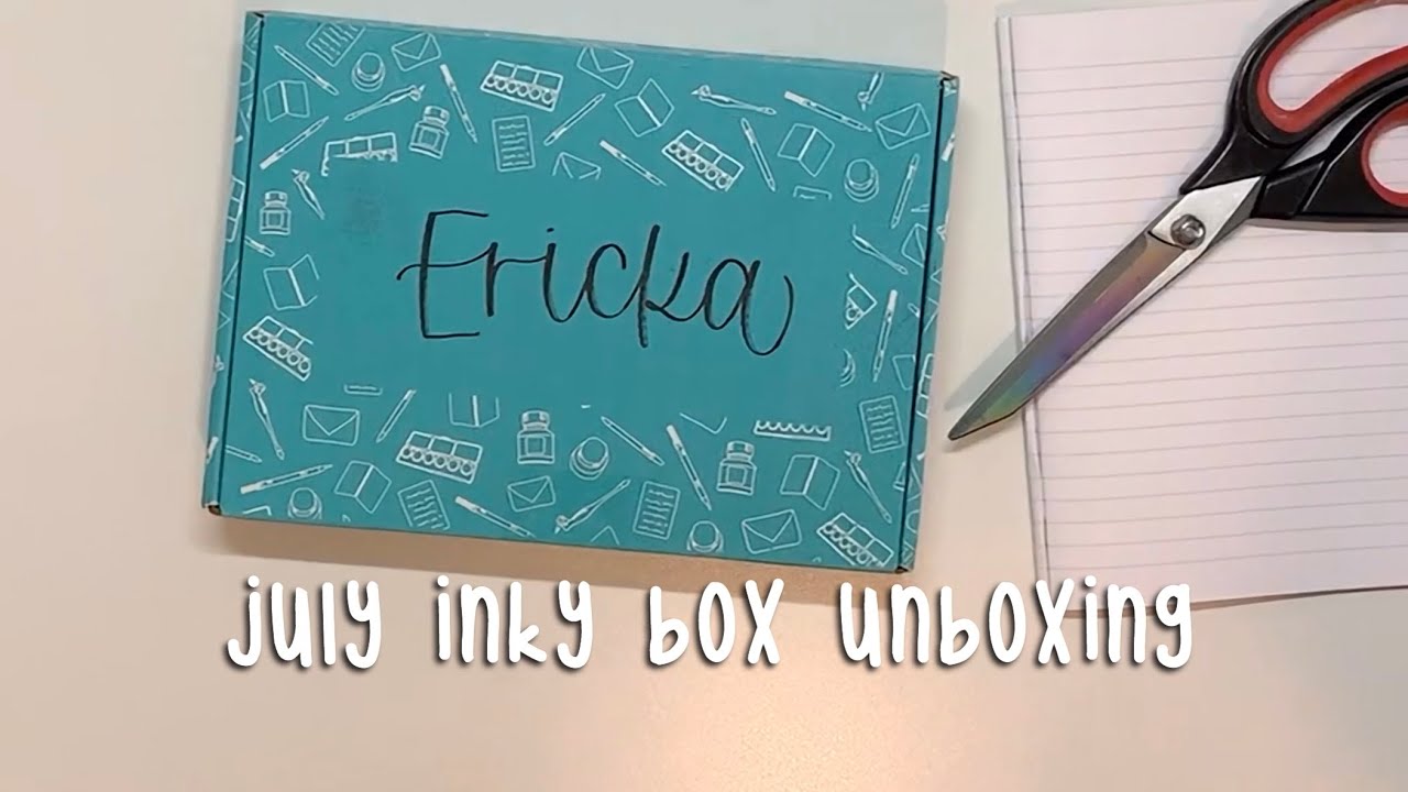 July Inky Box Unboxing 📦 🎉 - YouTube