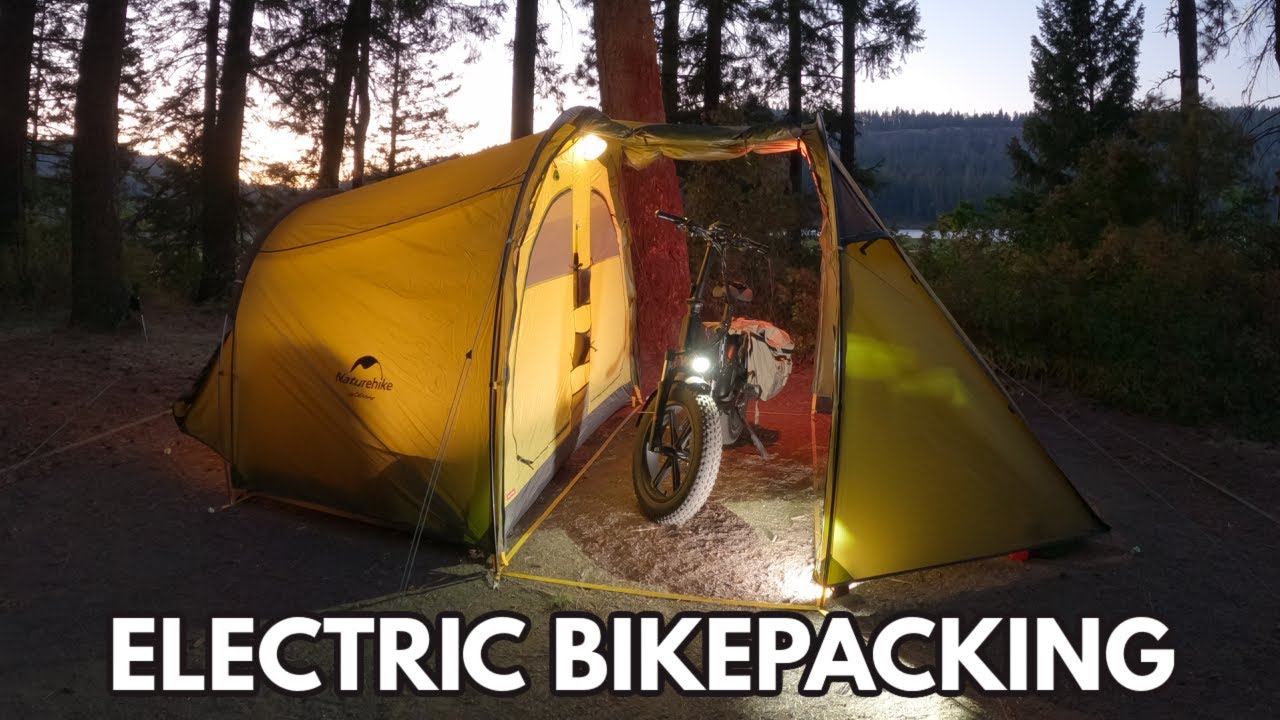 Electric Bike Camping In Idaho | Engwe Engine Pro - YouTube