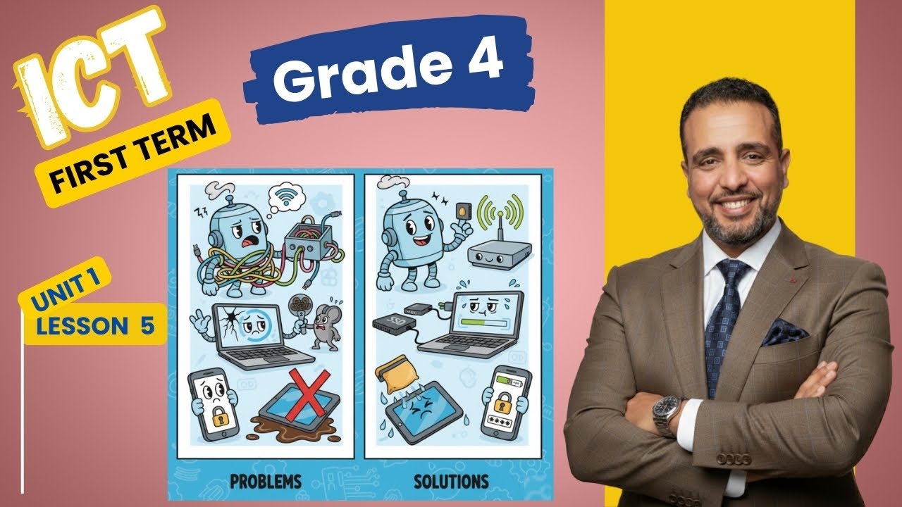 ICT Grade 4 unit 1 Lesson 5 Common Technological problems and their ...