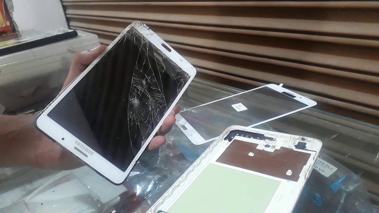 Galaxy TAB4, SM-T231 Touch Replace - YouTube