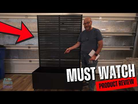 Do you want backyard privacy and a nice planter box? Detailed look.