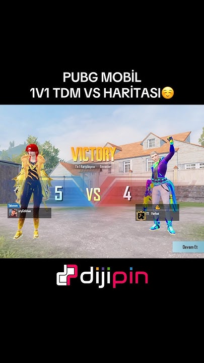 PUBG MOBILE 1V1 TDM VS ÖZELLİĞİ #pubgmobile - YouTube