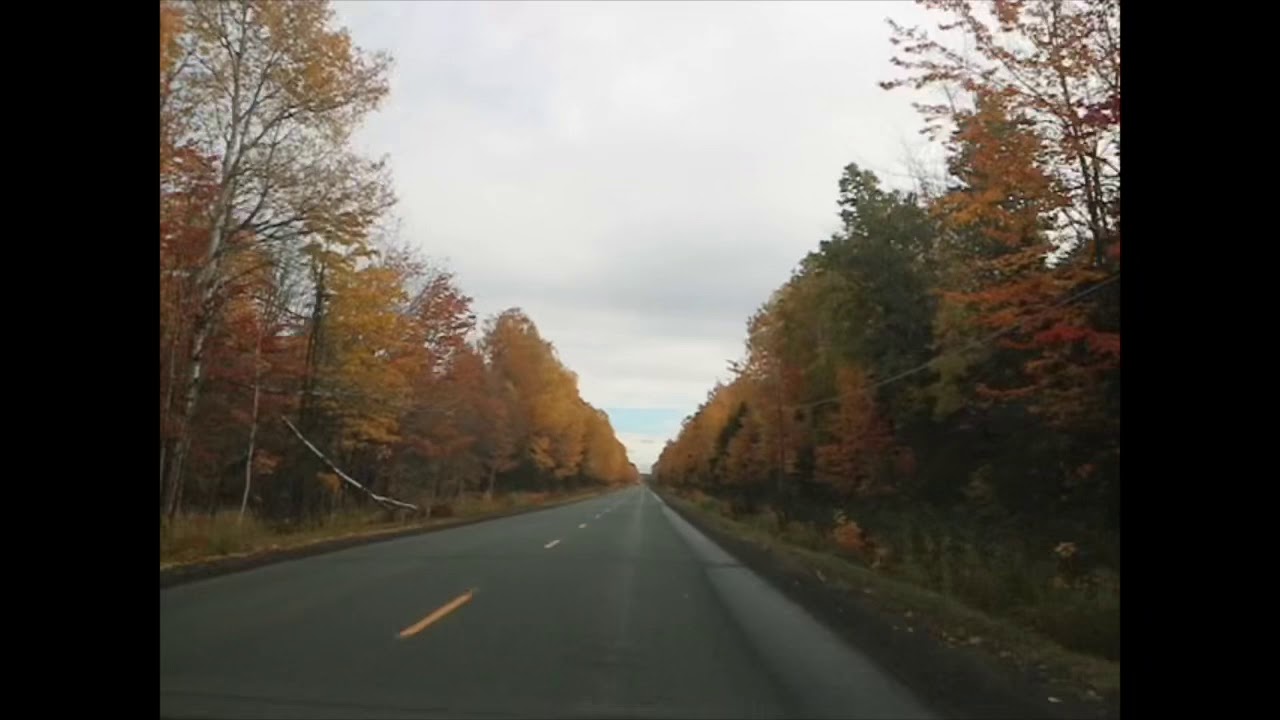 Autumn in chaleur region New Brunswick - YouTube