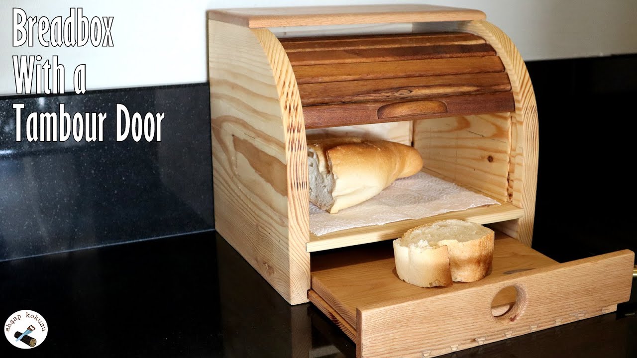 Make a Breadbox With a Tambour Door / Ekmek Kutusu Yapımı - YouTube