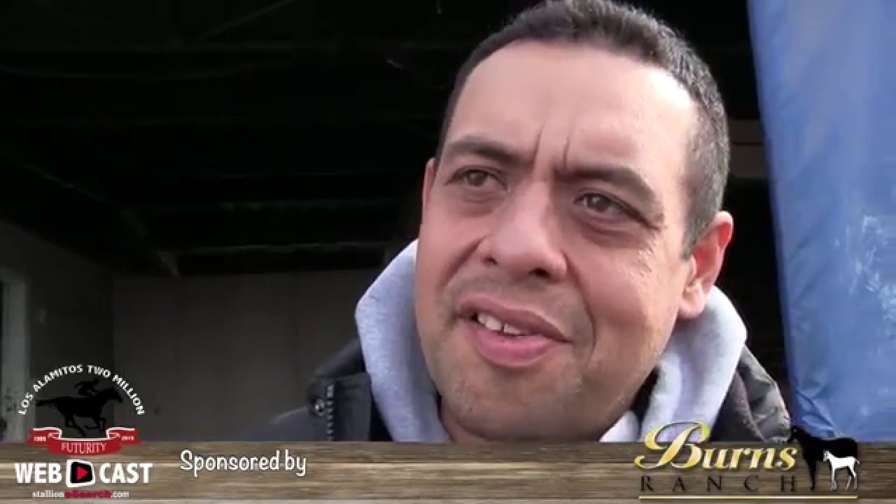 2015 Los Al 2 Million Futurity Coverage: Trainer Jose Flores - YouTube