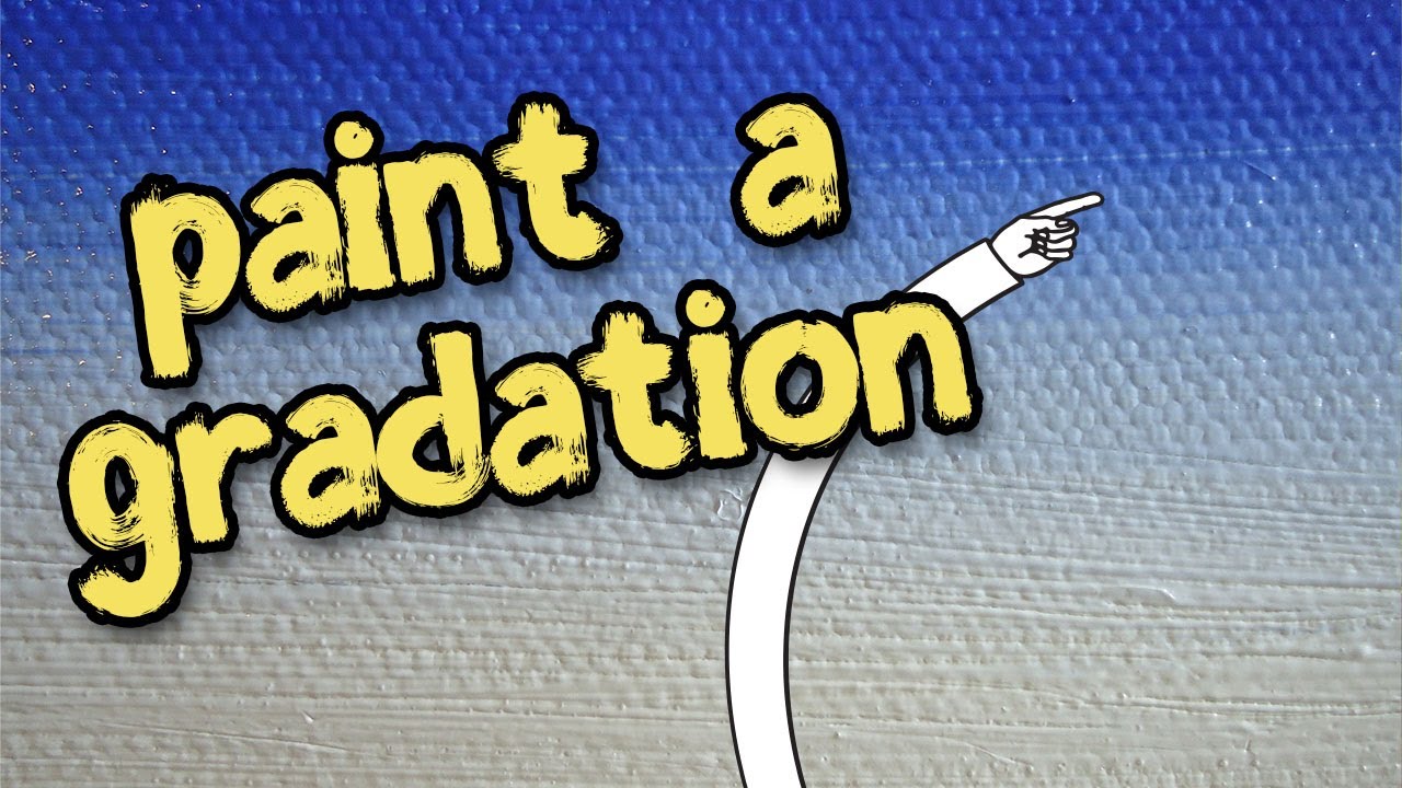 How To Paint a Gradation | in studio with Mark Waller - YouTube