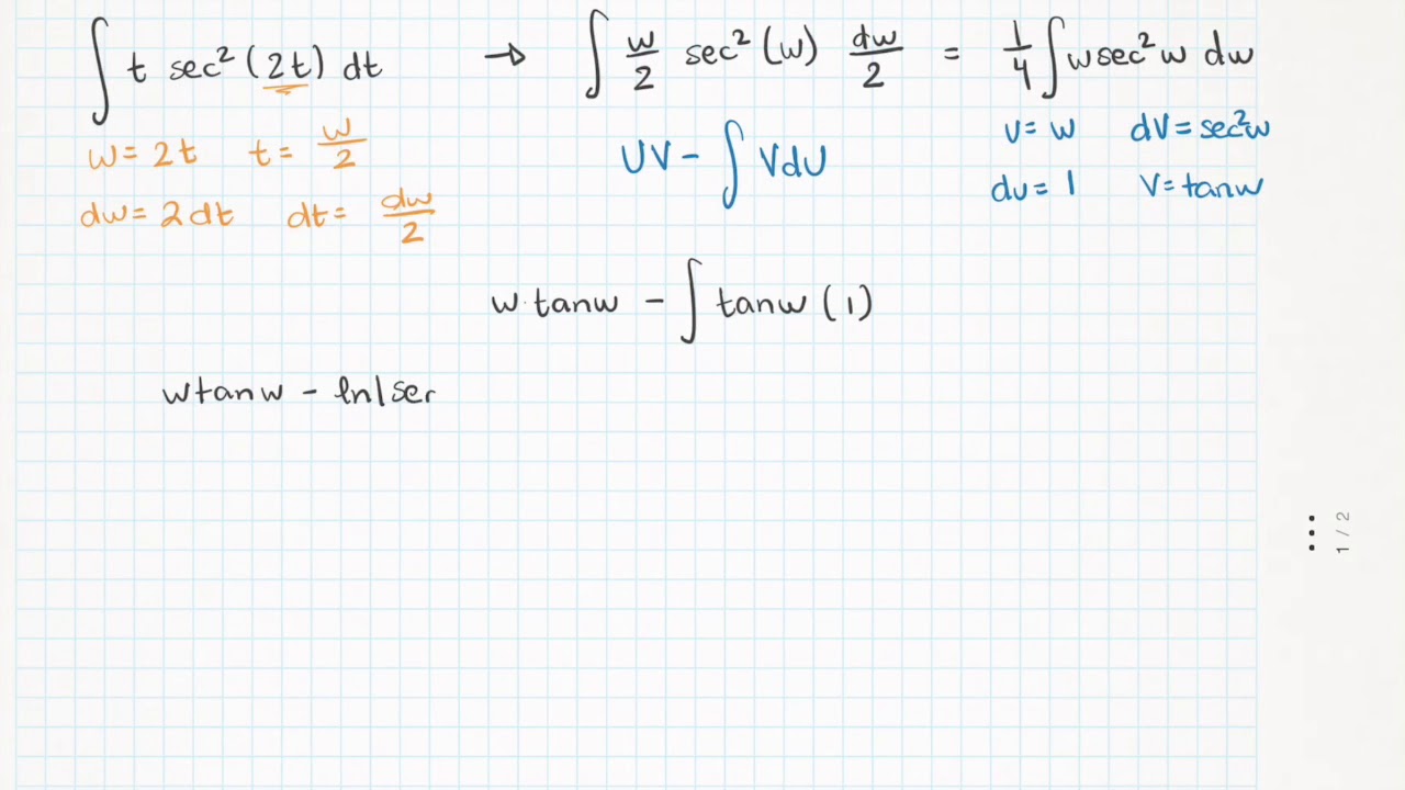 Integral De T sec 2 2t YouTube integral-de-t-sec-2-2t-youtube