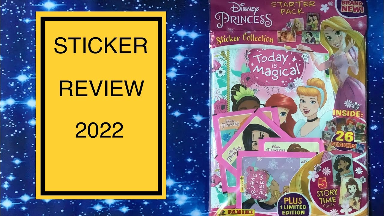 Panini Disney Princess Today is Magical Sticker Starter Pack 2022 ...